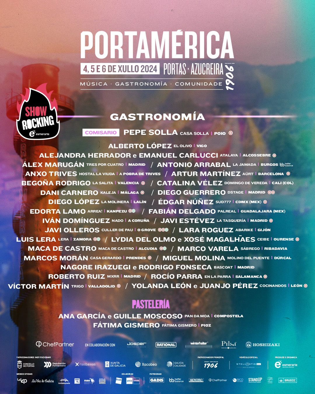 El festival PortAmérica desvela los pinchos que se servirán en esta edición del ShowRocking